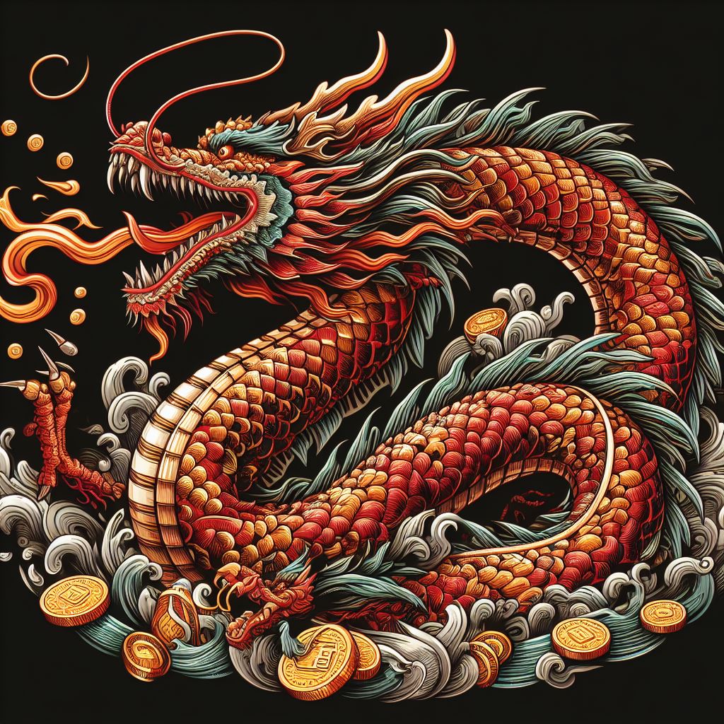 Dragón Fucanglong Mitología China